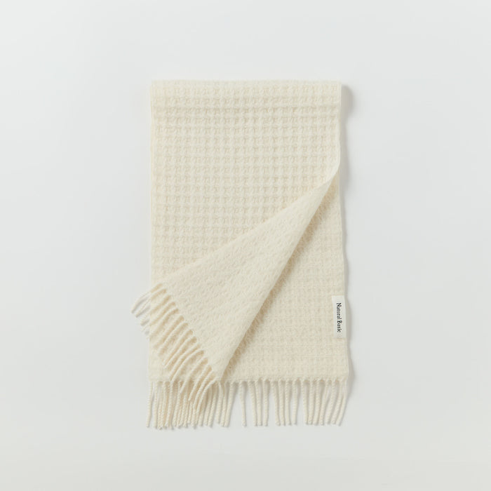 cashmere fulled maffler(カシミヤ縮絨マフラー)